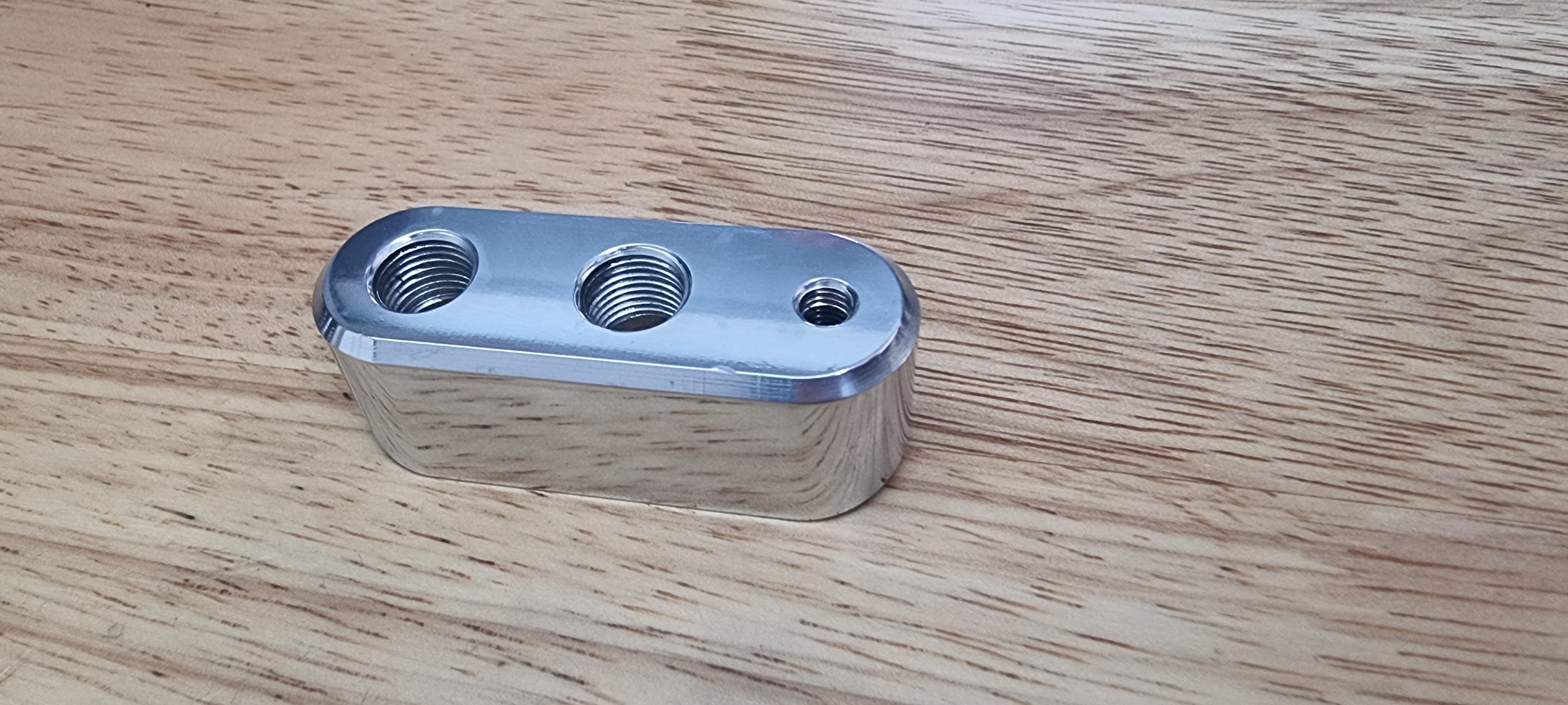 Billet Weld-On Aluminum Boss – sensor ports